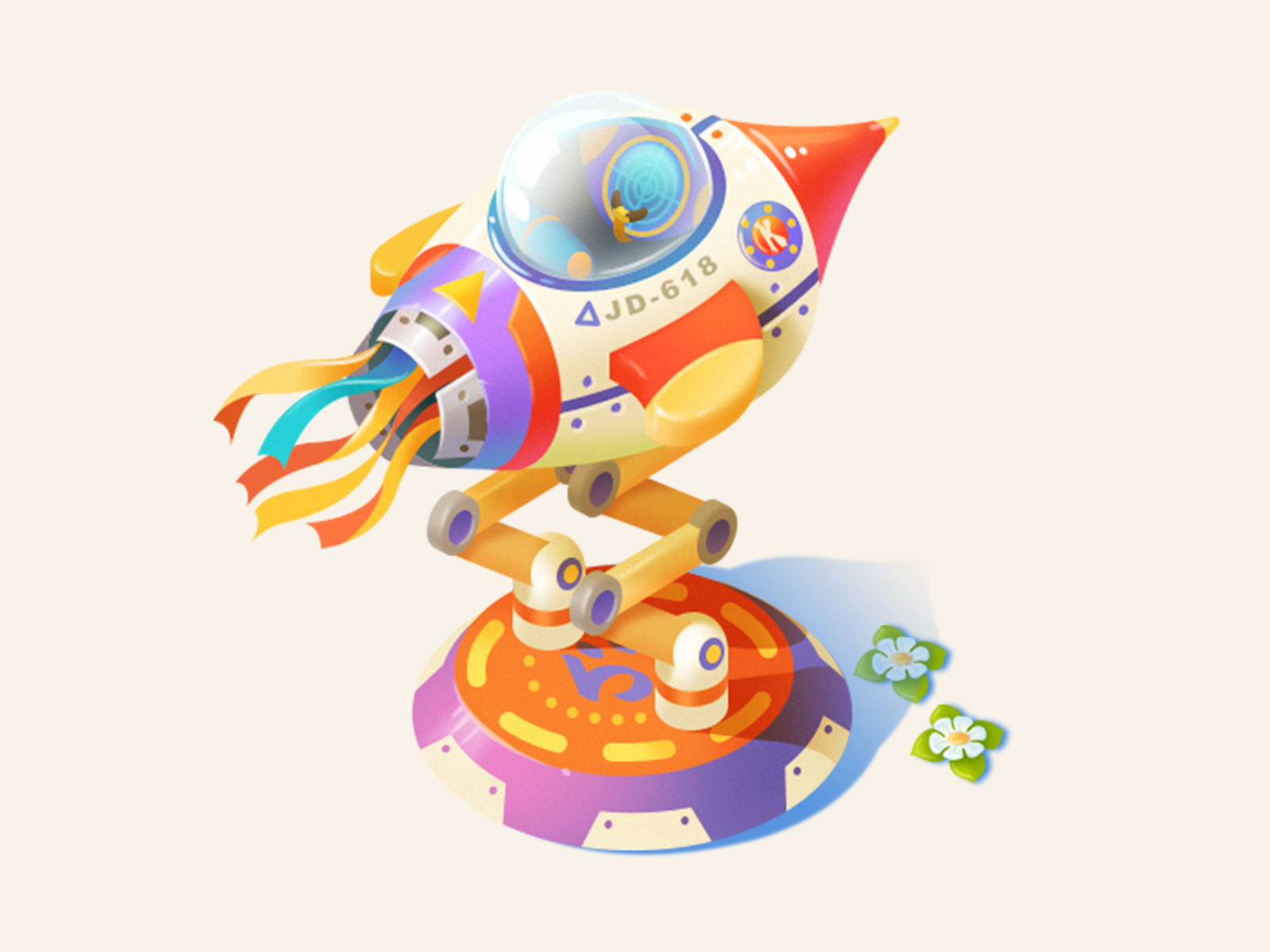 3-2-1-fire？ by Nick on Dribbble