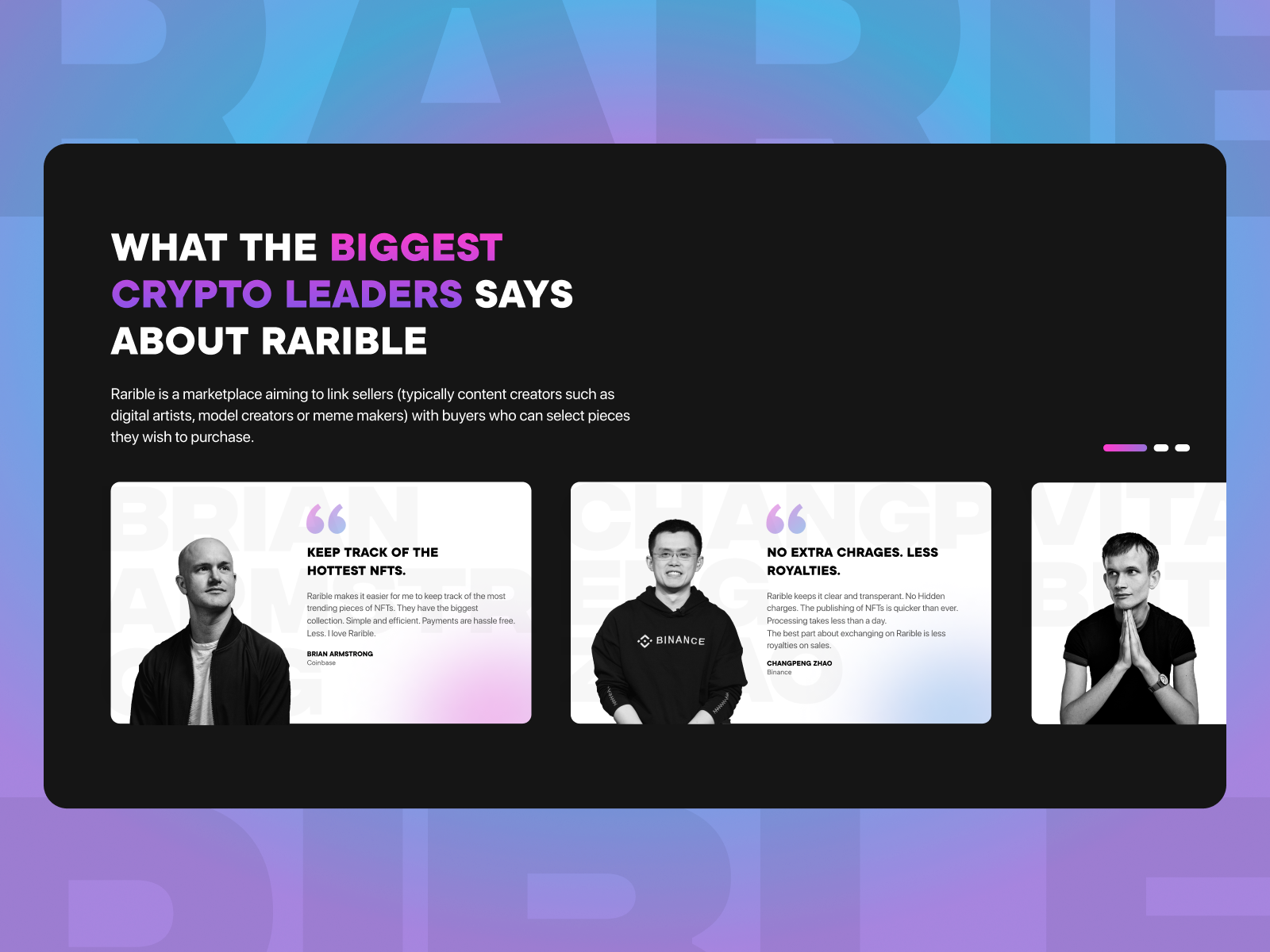 Testimonial UI Concept by Suhail Shaikh on Dribbble