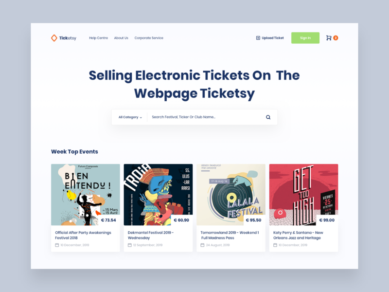 Ticket UI designs, themes, templates and downloadable graphic elements ...