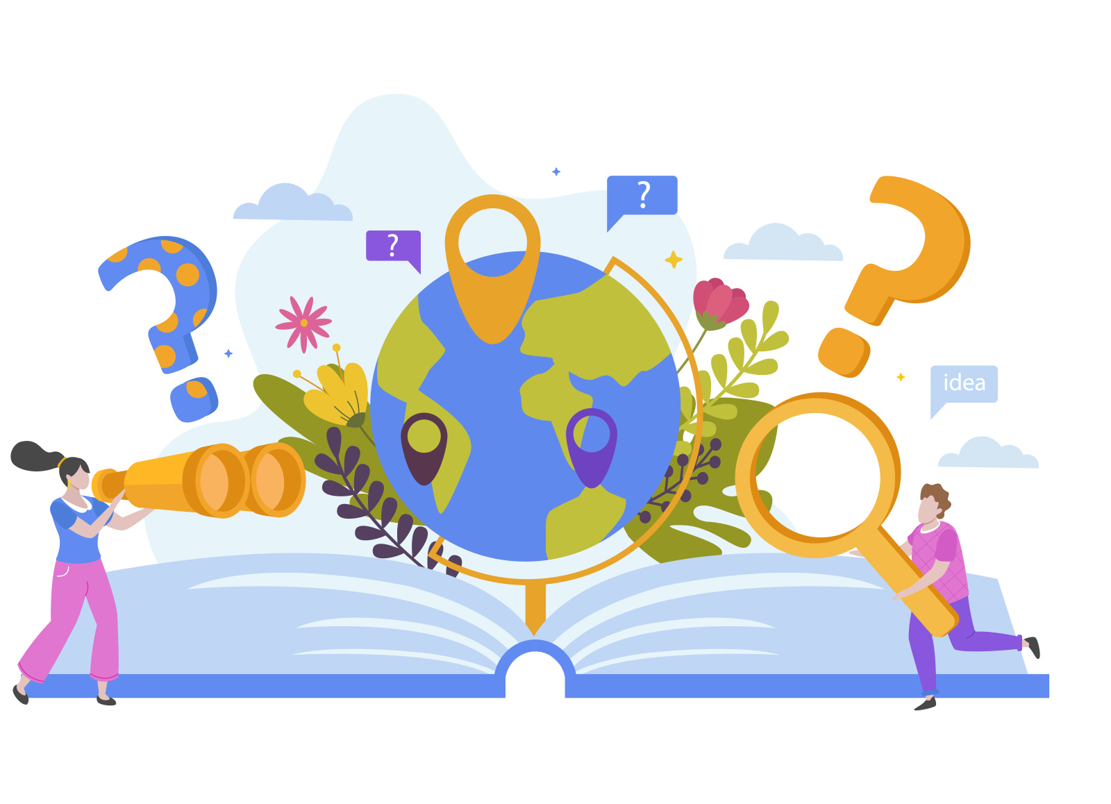 Searching decisions concept by Macrovector on Dribbble