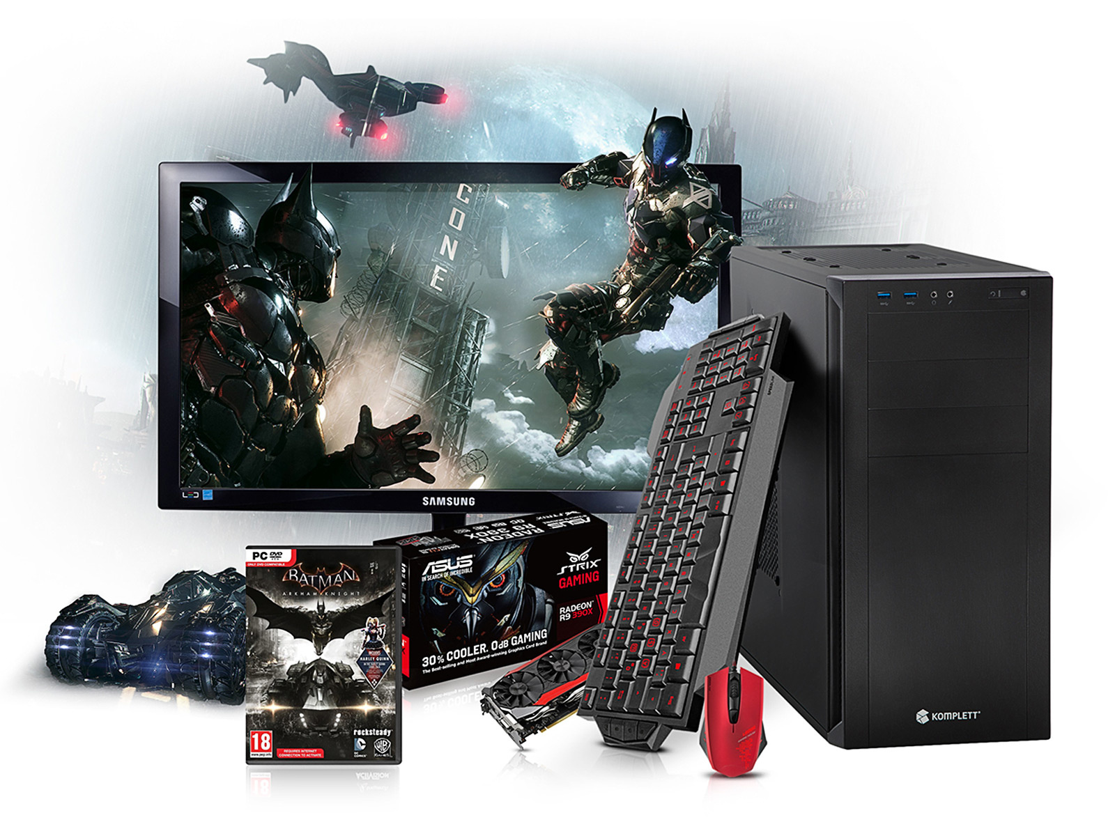 Gaming PC Desktop bundle artwork by Øyvind Hermans on Dribbble