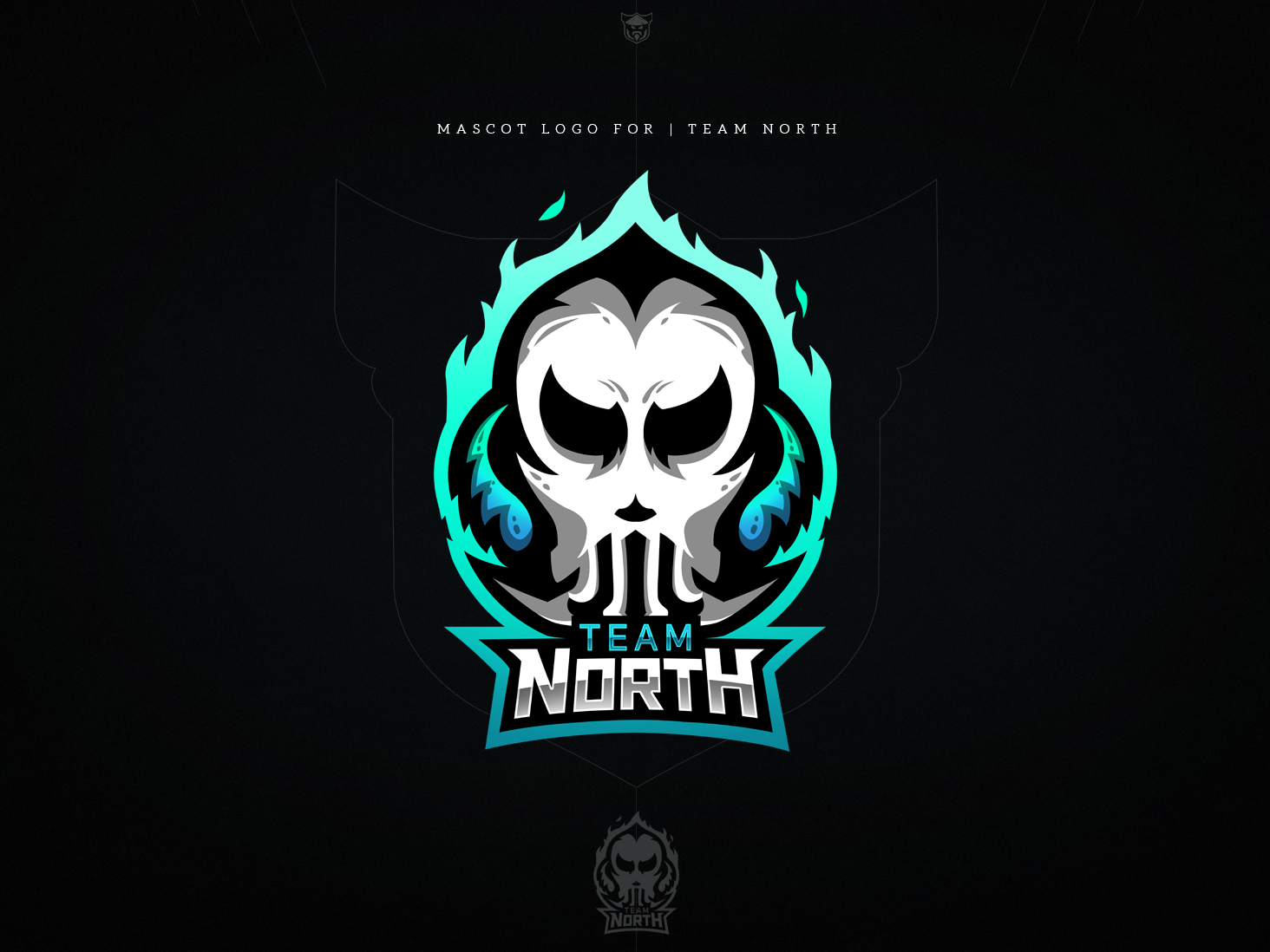 Mascot logo for "Team North" by Kerem Besoglu on Dribbble
