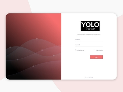 Yolo Login by Abu Designs on Dribbble
