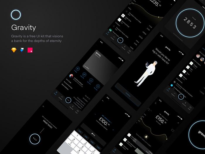 Gravity — The UI Kit by 10M on Dribbble