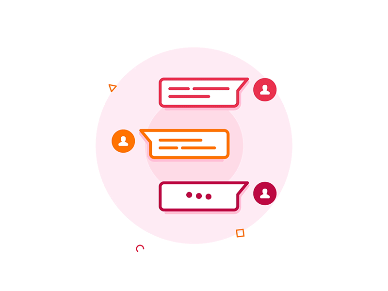 Group chats be like... by Gopi Krishna on Dribbble