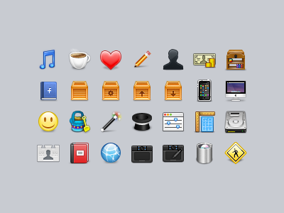 Random Icons by Adrian Kenny on Dribbble