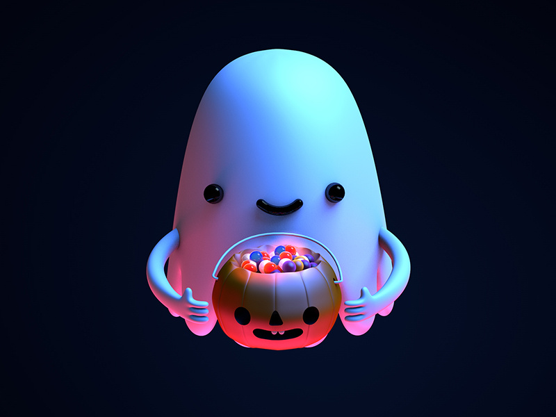Boo! by Champu Chinito on Dribbble