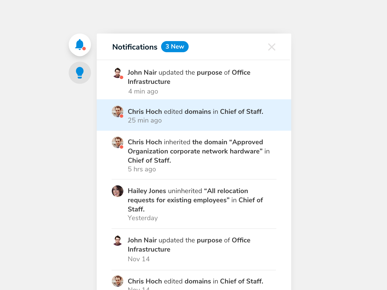 Notification Feed by Lacey Ankenman on Dribbble