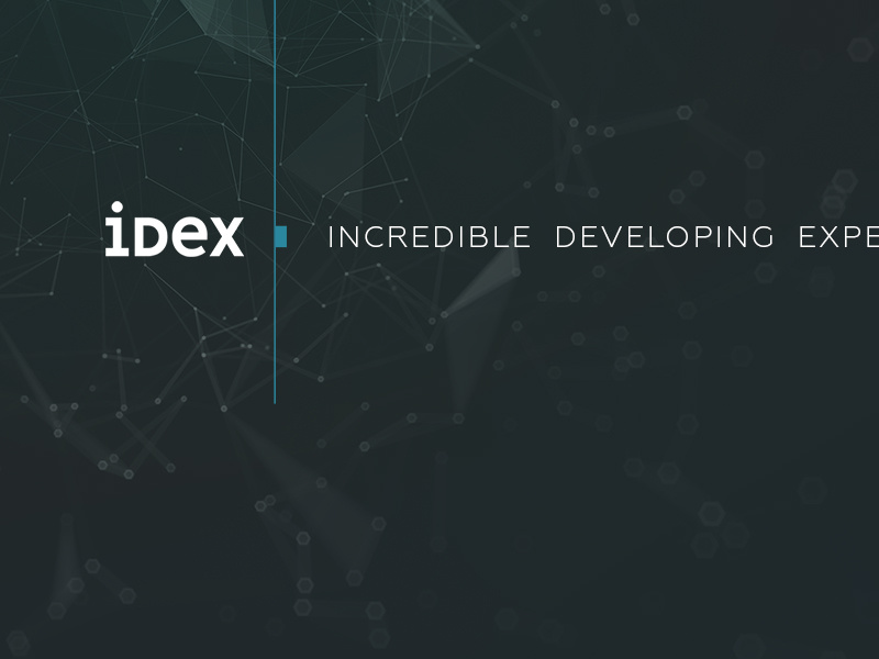 Design of the site for Idex by Stas Mordvincev on Dribbble
