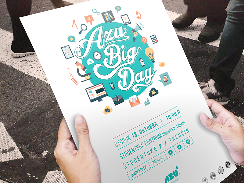 Azu Big Day poster by Martin Hvizdos on Dribbble
