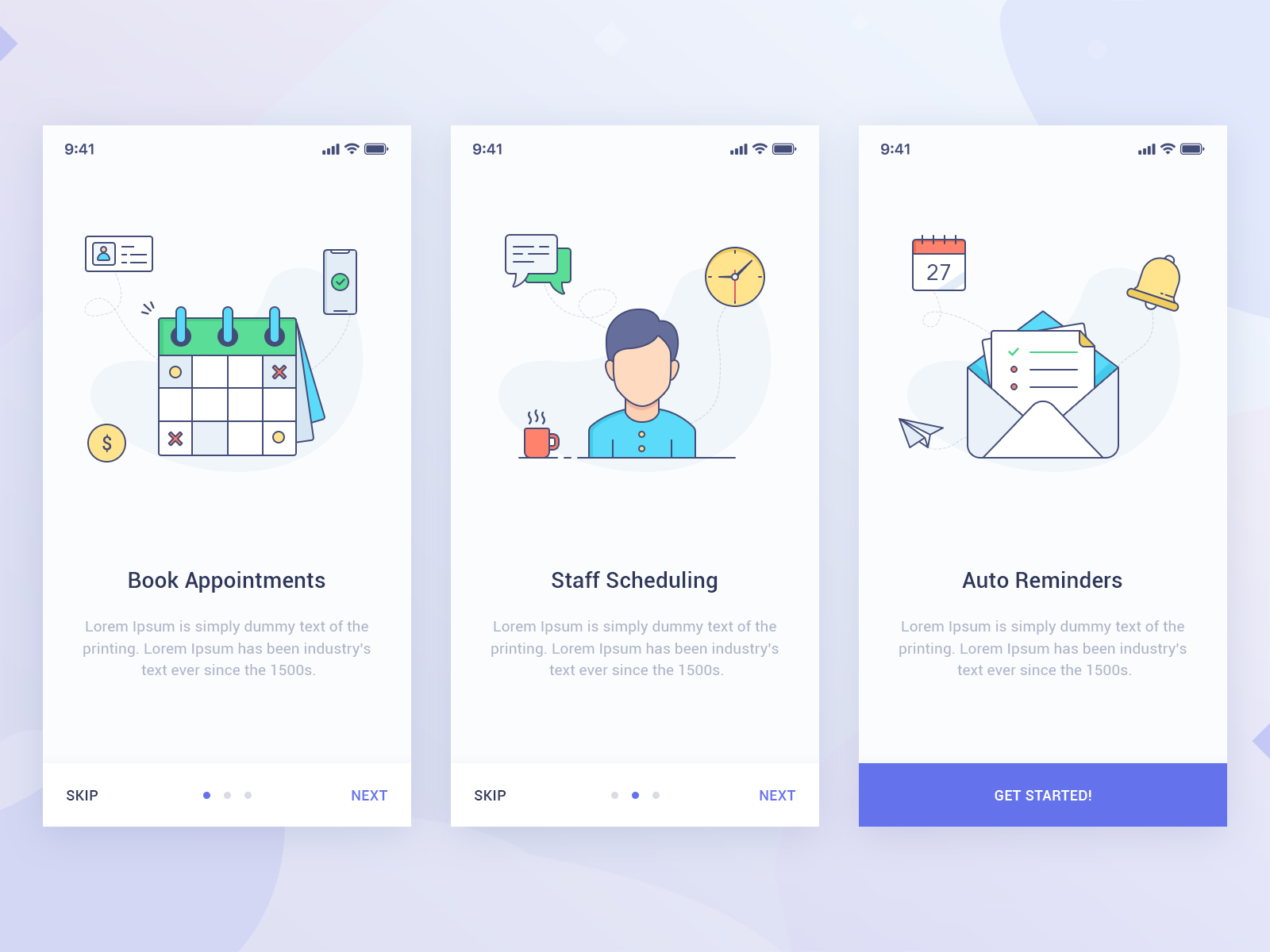 Walkthrough Screens by Ravi Kumar Prajapati on Dribbble