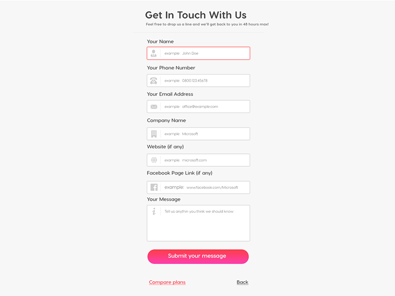 Dribbble - form_ui.png by Tarun B