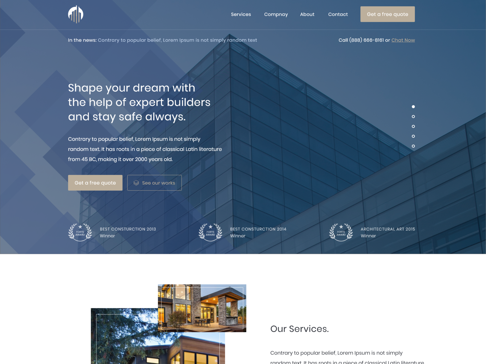 Atlas construction website by Eljan Huseynaliyev on Dribbble