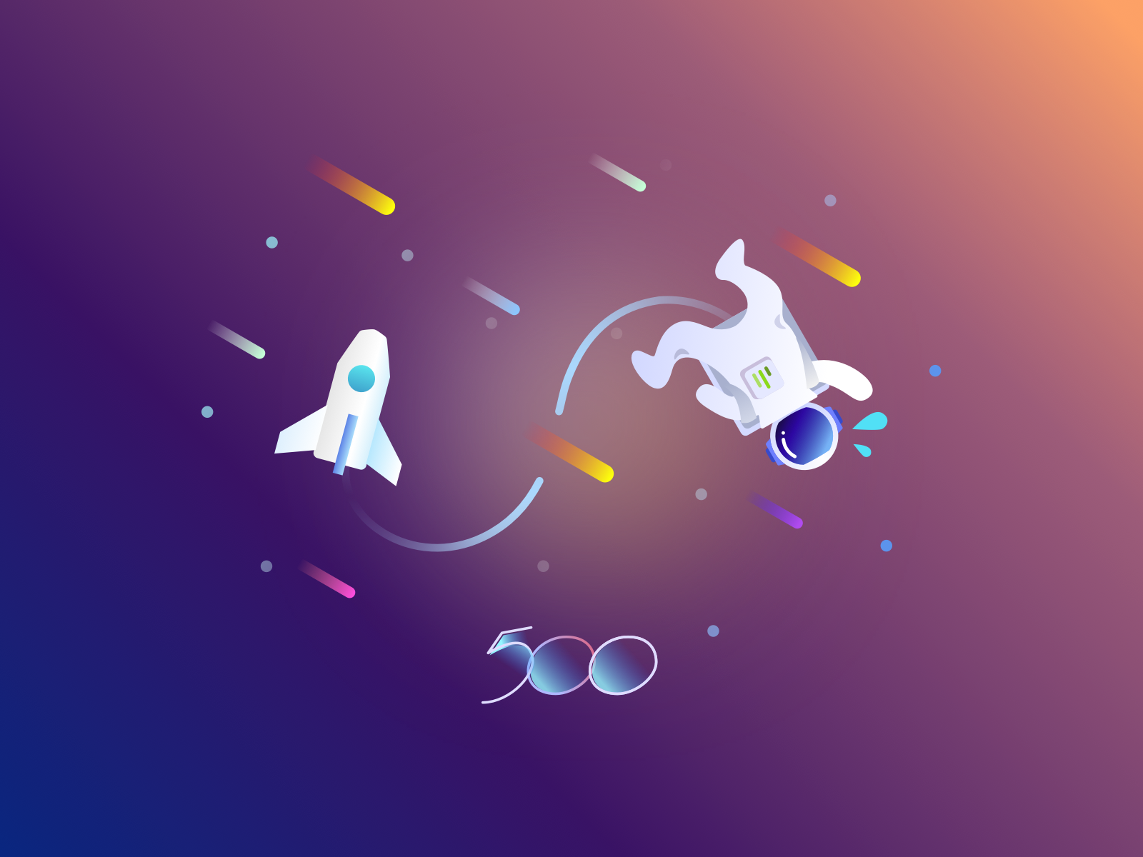 500 error page by Kaiwen on Dribbble