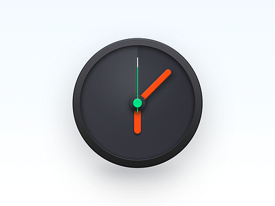 Clock Icon by zklm0000 on Dribbble