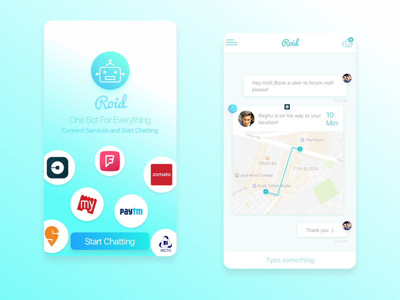 Direct Messaging : Bot UI by Keerthi chandra on Dribbble