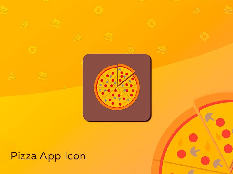 Pizza App Icon Dailyui 003 by Kristina on Dribbble
