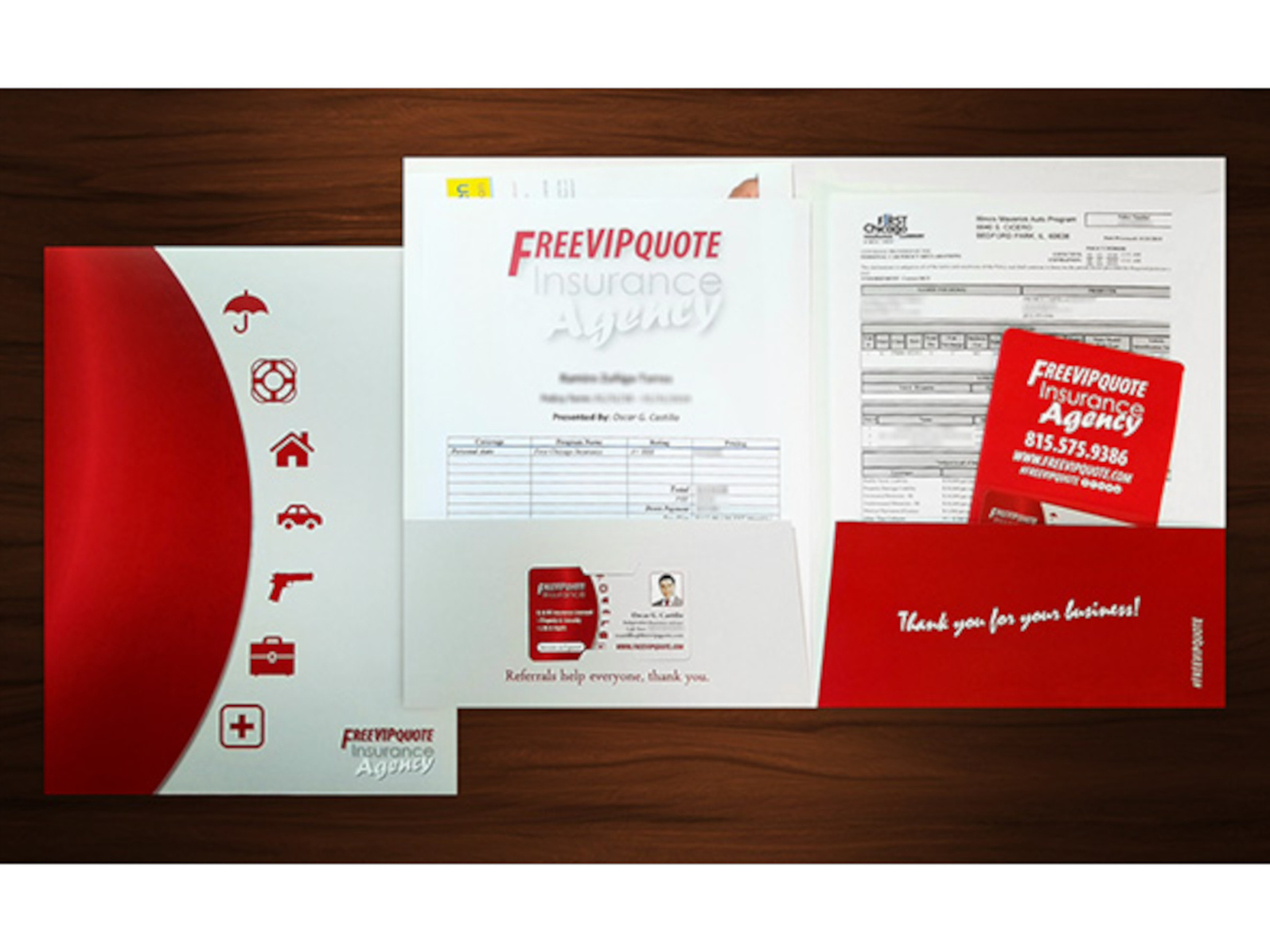 Insurance Agency Presentation Folders by Company Folders, Inc. on Dribbble