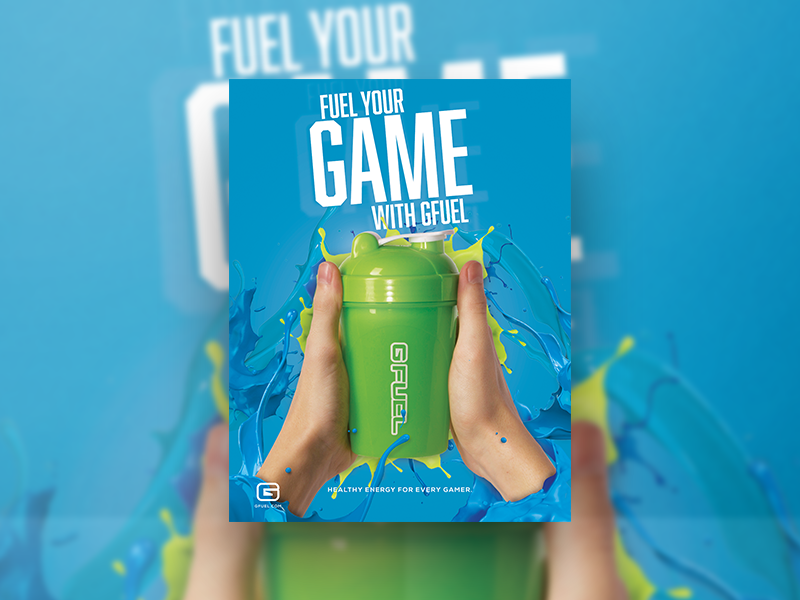 Gfuel Print Ad Series (1/3) by Warren Breedlove on Dribbble