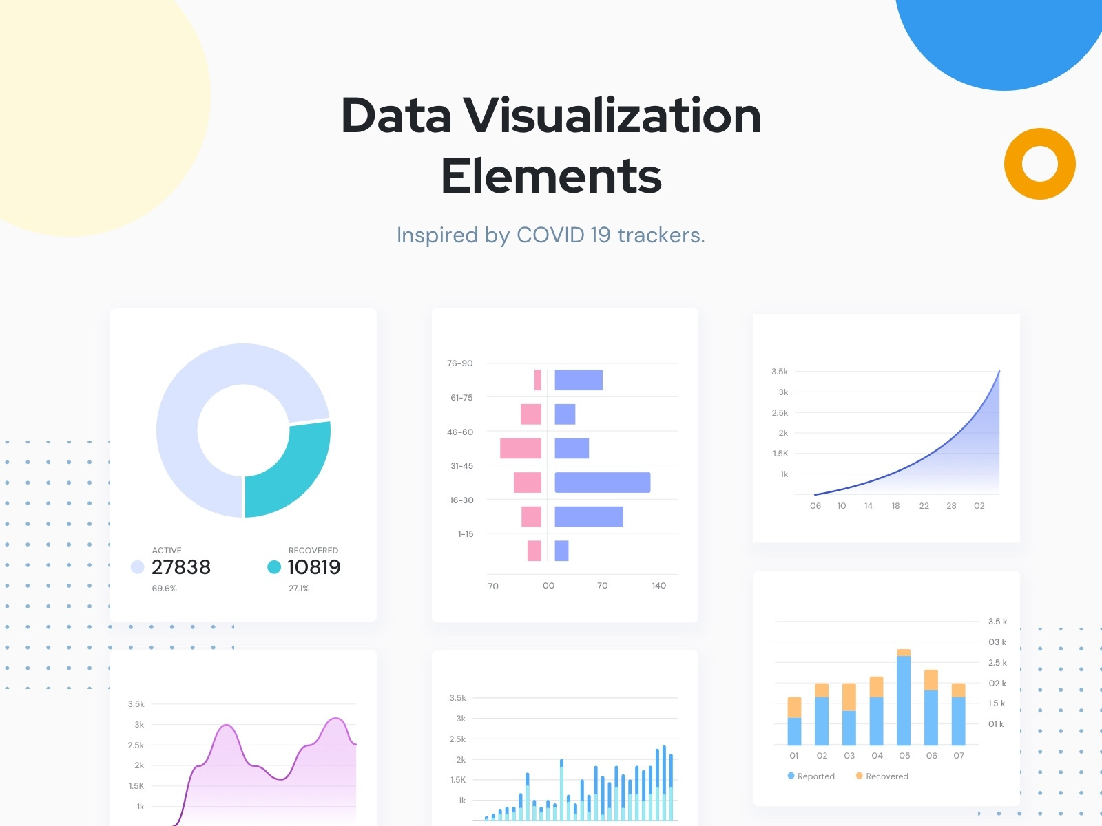 Data Visualization Elements by Chintan Chavda on Dribbble