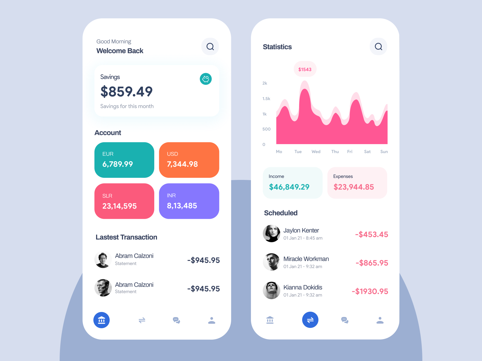 Personal wallet by Gowtham on Dribbble