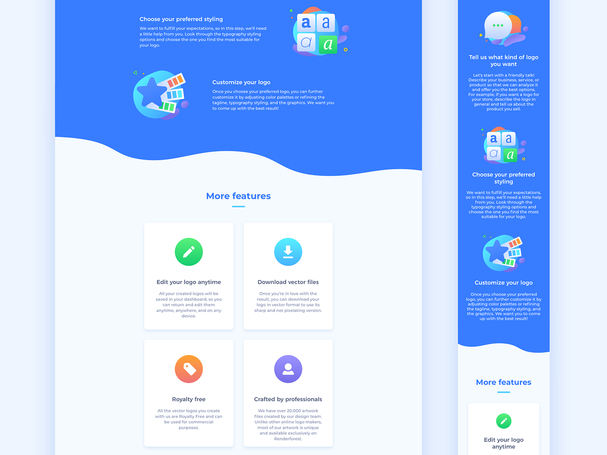 Process page by Marish on Dribbble