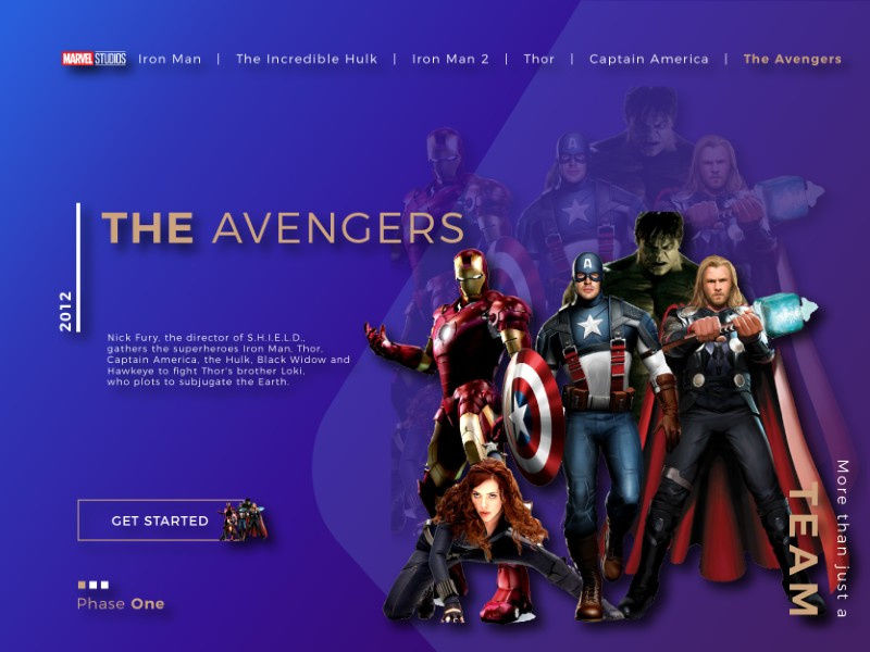 The Avengers | Phase One - Marvel Studios by Rosana Rosi Stamenkova on ...