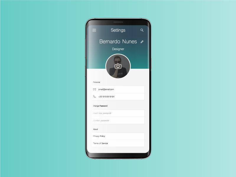 007 Ui Daily Challenge Settings By Bernardo Nunes On Dribbble
