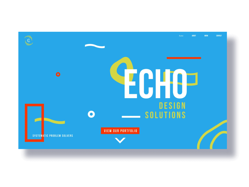 Echo Website Design by Corinne Nicewick on Dribbble
