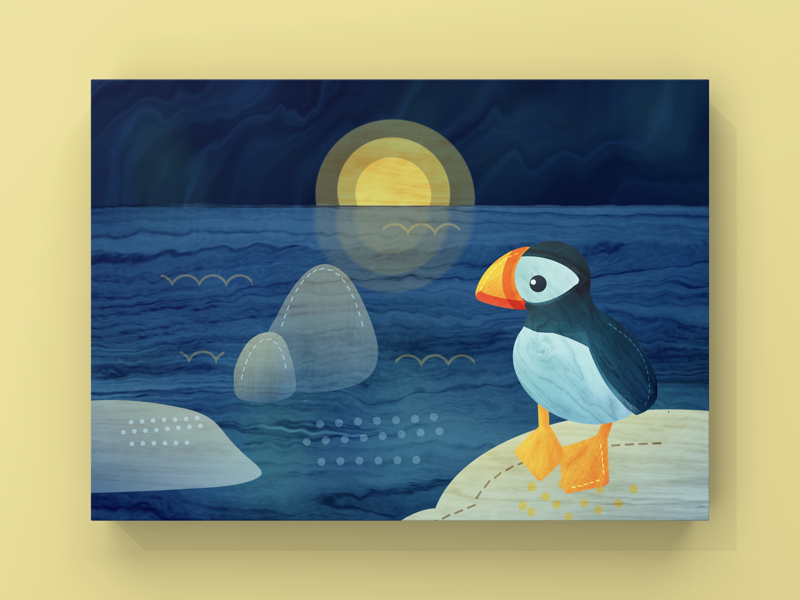 A Illustration of Puffin by Anna Sun on Dribbble