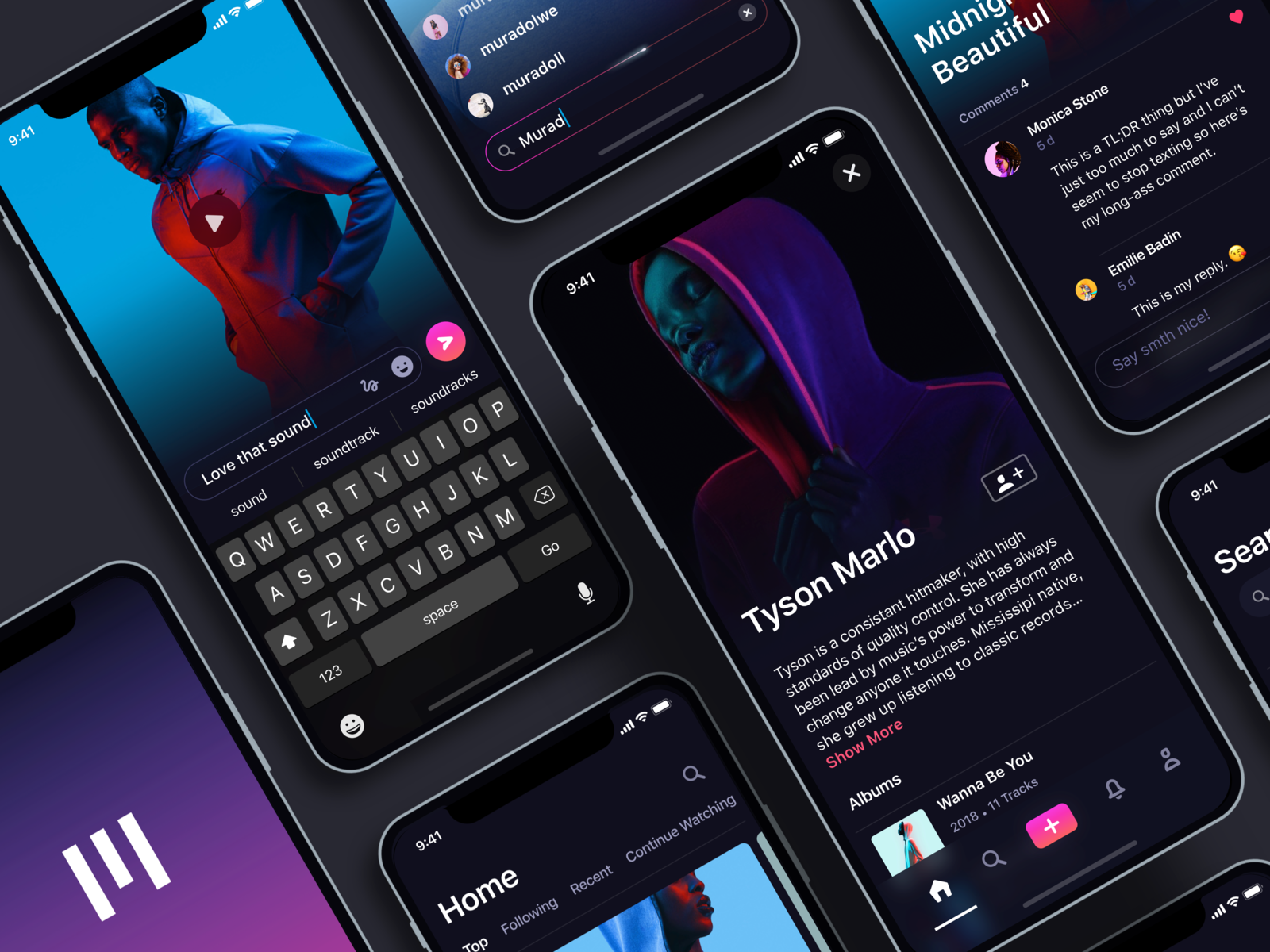 Midnight UI | Exploration Kit by Emilie L2R on Dribbble