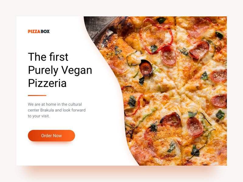 Pizza header research by Abdullah Al Noman on Dribbble