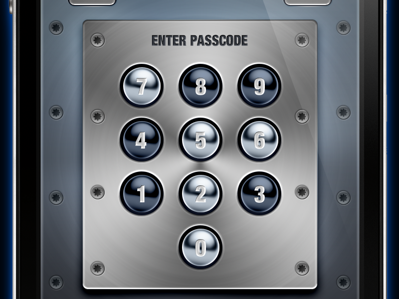 Enter passcode by Vlad on Dribbble