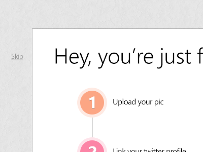 Complete your profile by Nicholas Valbusa on Dribbble