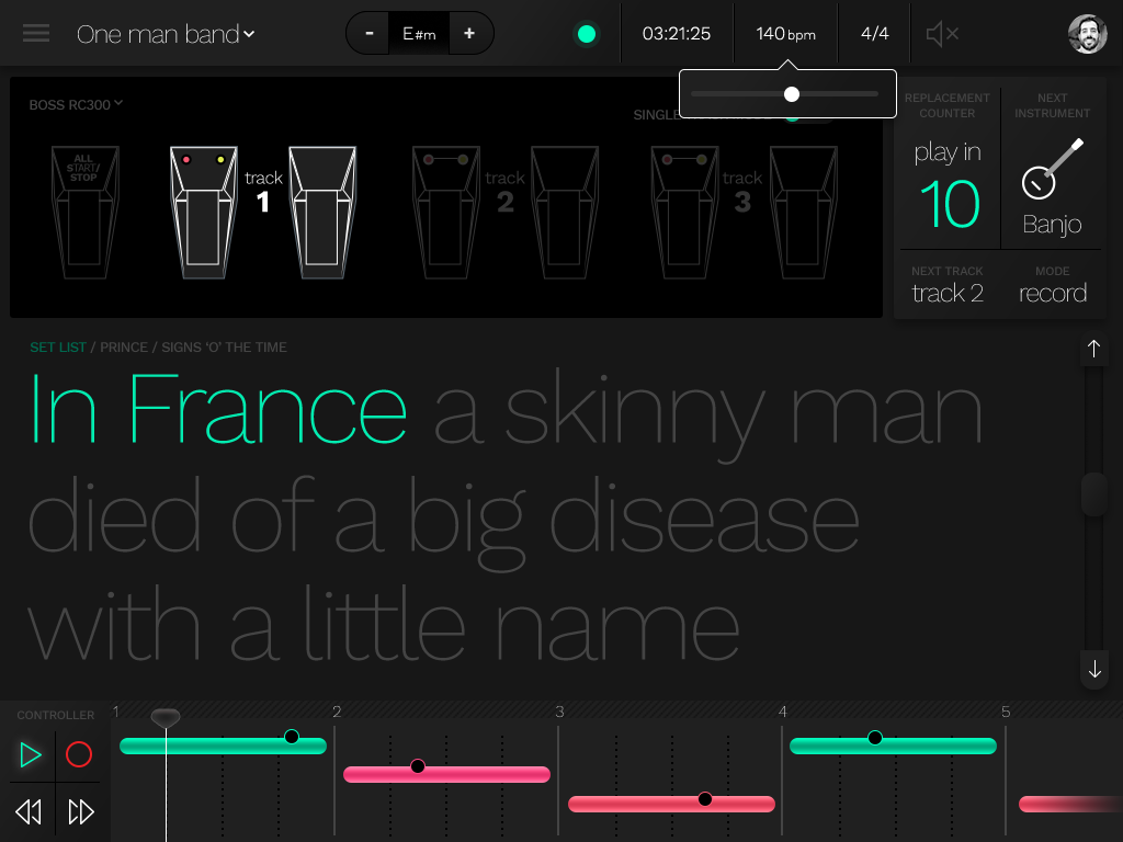 One Man Band - setting your Bpm by Roee Lavan on Dribbble