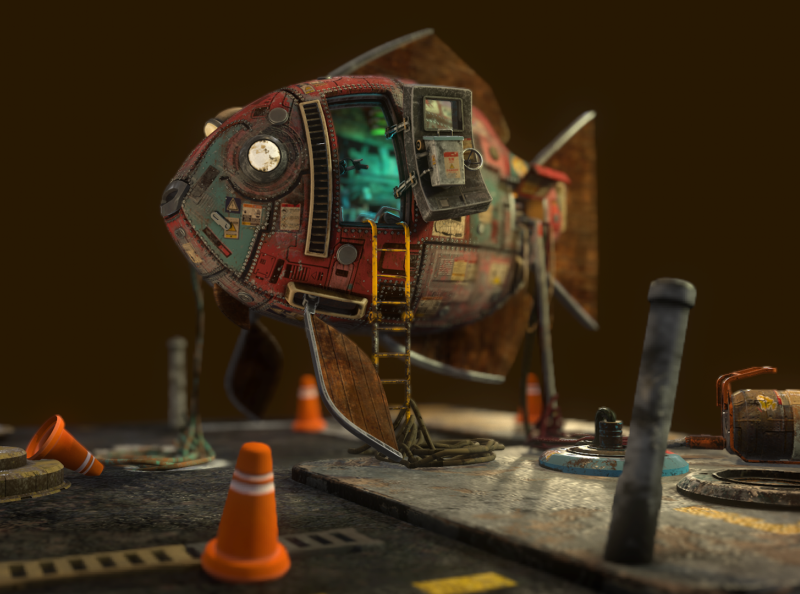Ship Fish by Franco Glellel on Dribbble