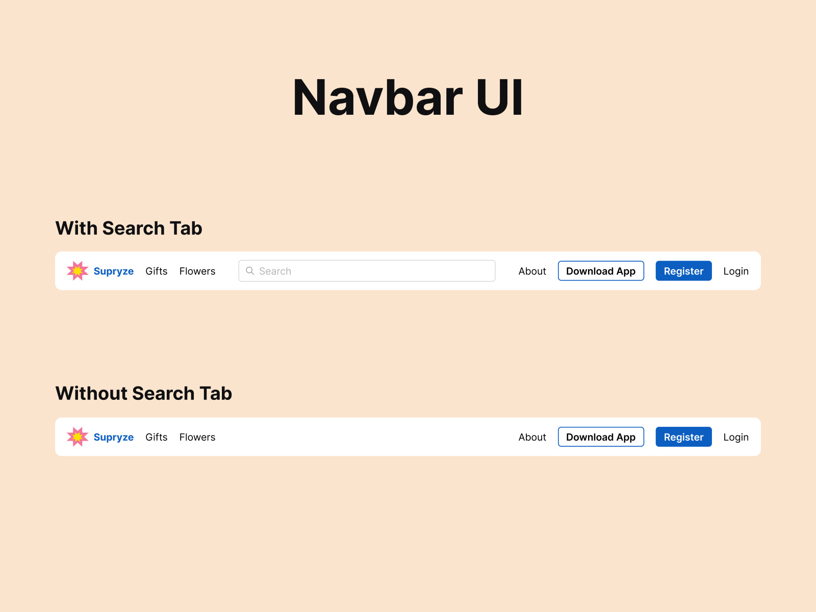 Navbar UI | Figma Auto Layout by Mayank Chittora on Dribbble