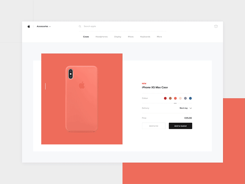 Apple store exploration by Gregoire Vella on Dribbble