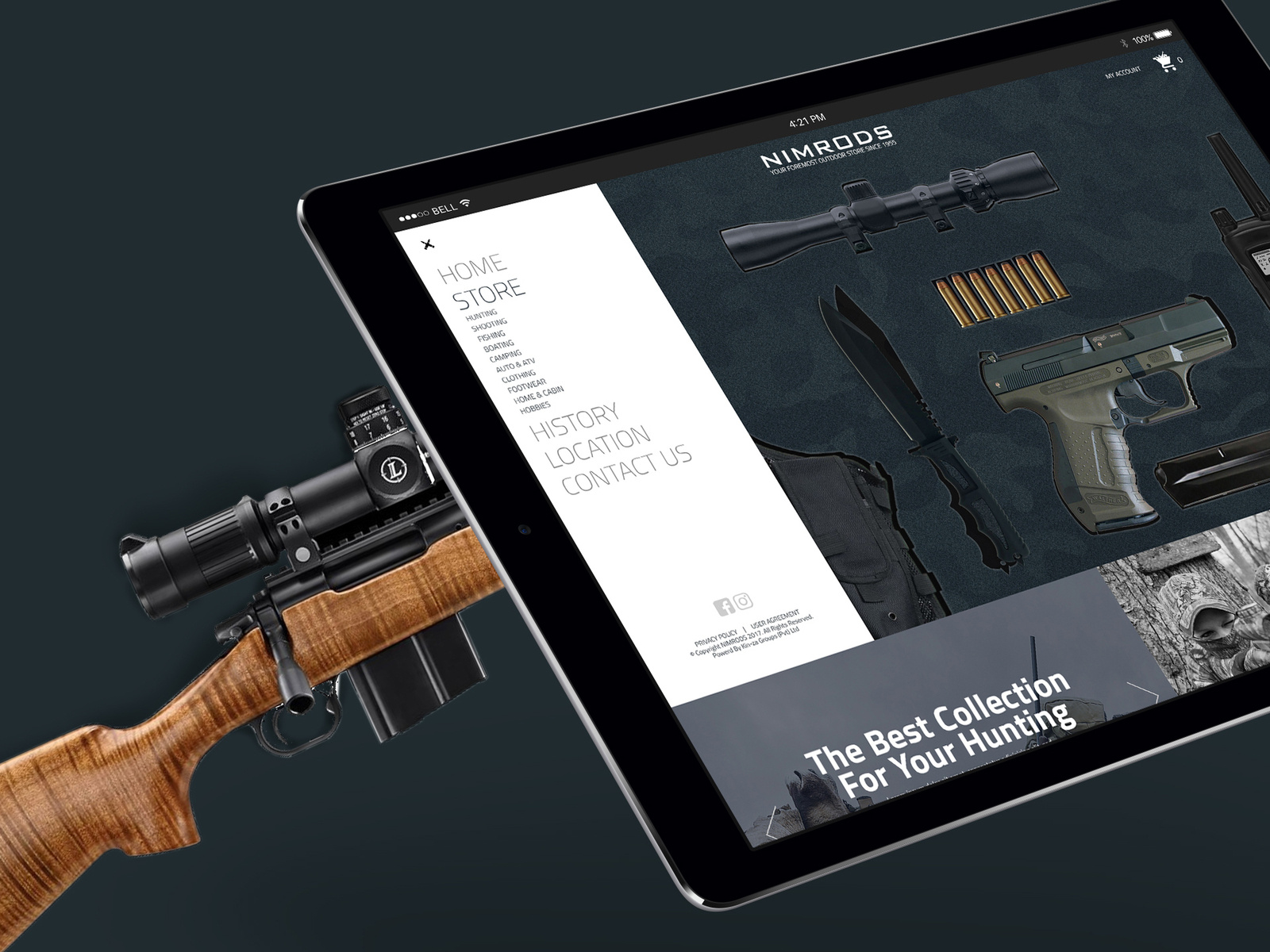MODERN WEB UI - Armed Ammo Supply by Supun Udara on Dribbble