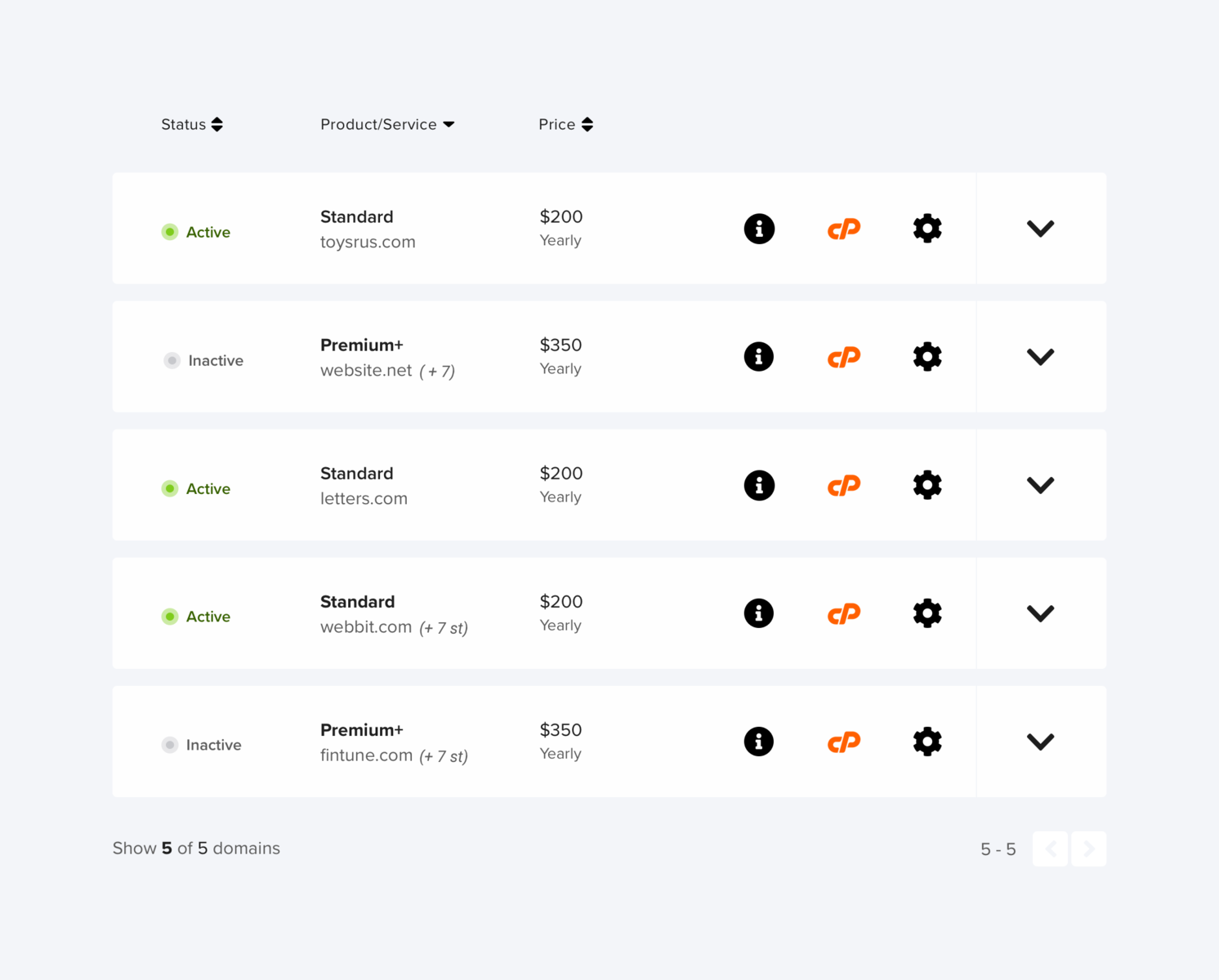 Modern List UI Design by Wendy Zhou on Dribbble