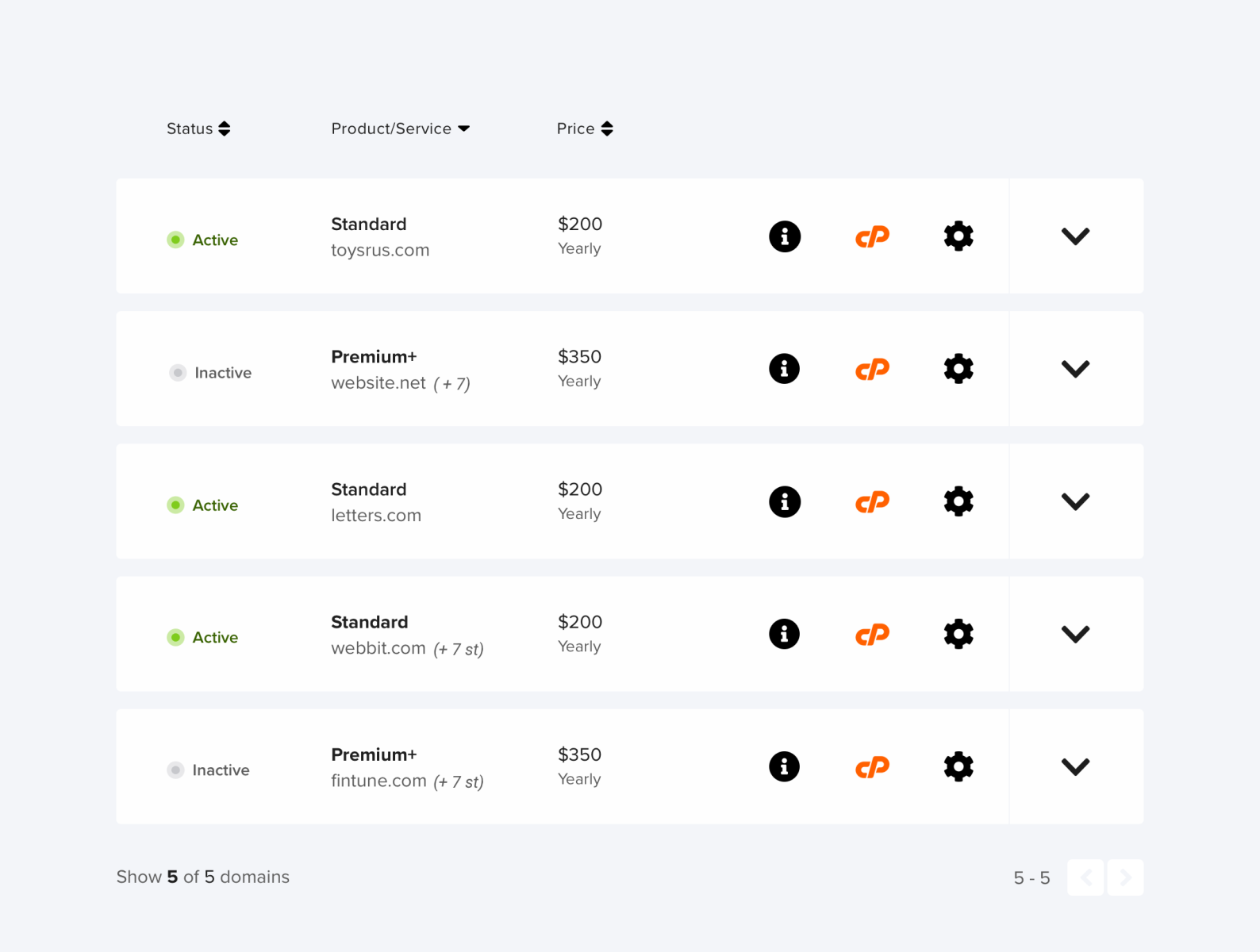 Modern List UI Design by Wendy Zhou on Dribbble