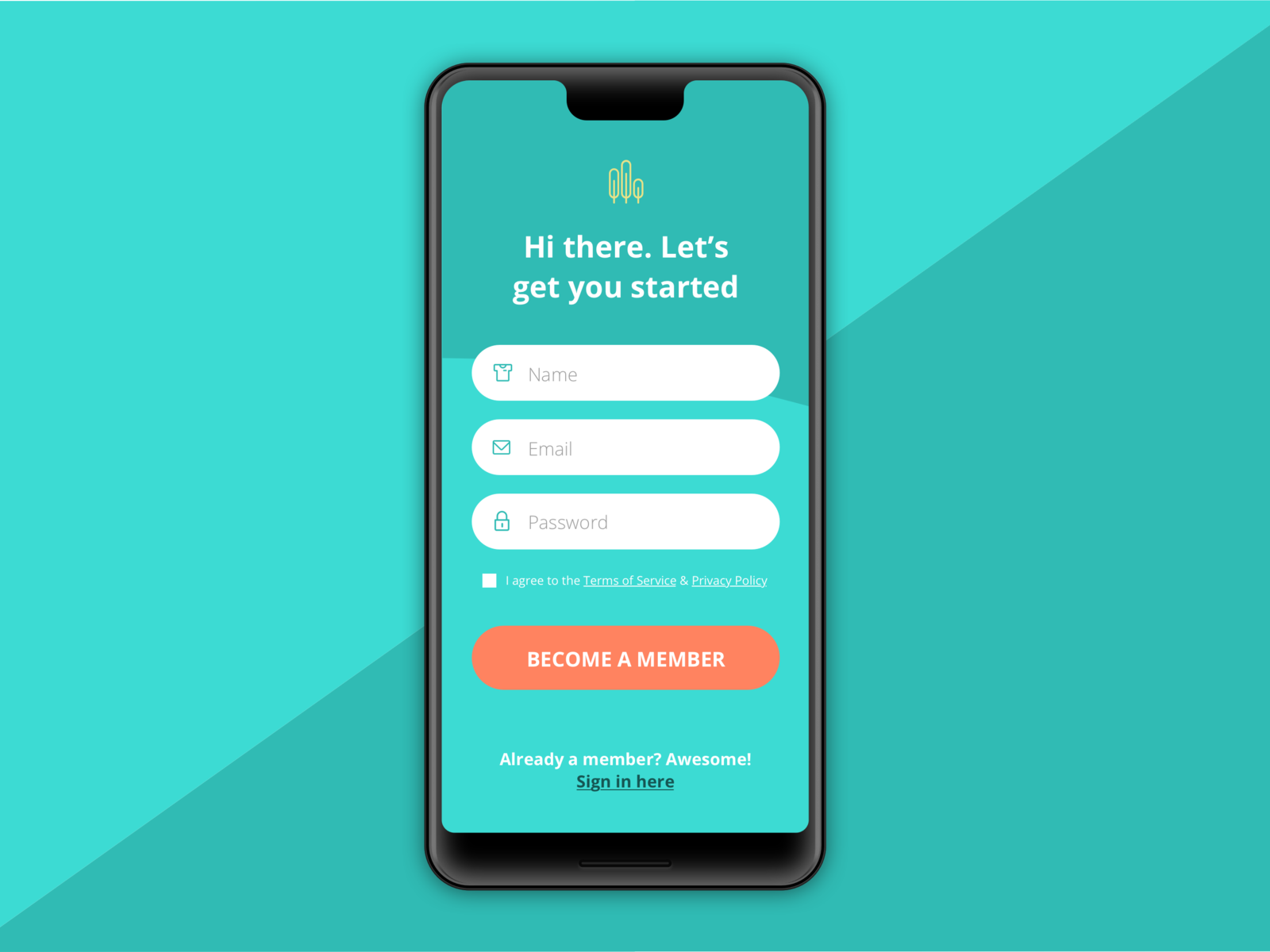 Sign Up Form by Brom Sulaiman on Dribbble