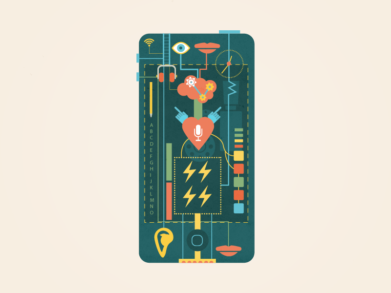iPhone anatomy by Lars Lundberg on Dribbble