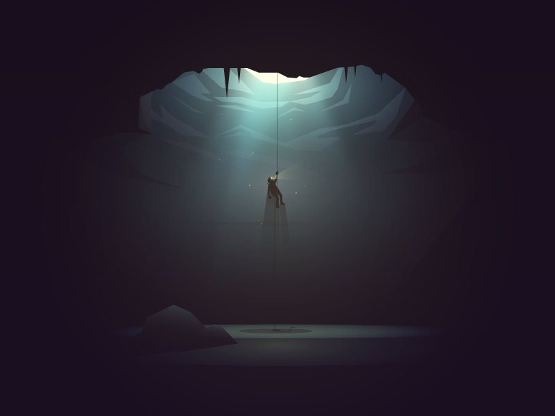 Spelunking by Lars Lundberg on Dribbble