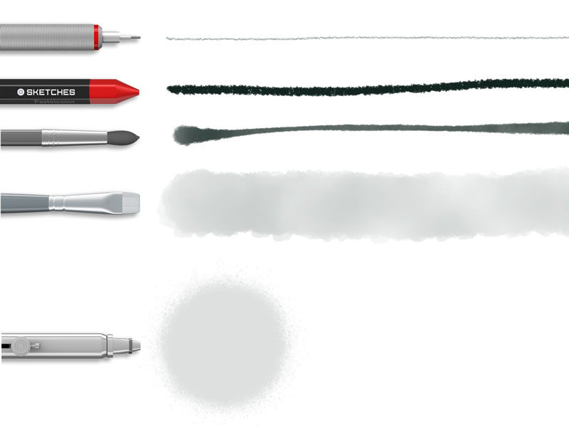 Fat Tools by Tayasui on Dribbble