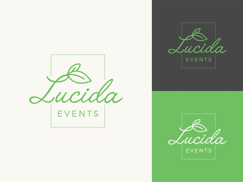 Lucida Events Logo / 02 by Mustafa Bayralı on Dribbble