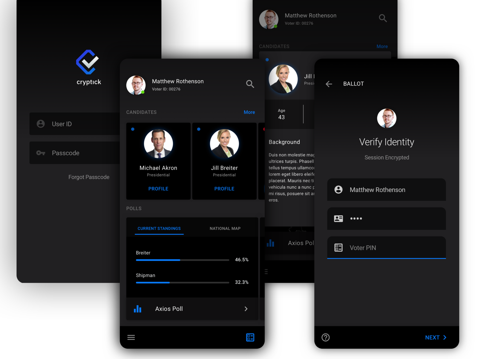 Cryptick V2 by James Smith on Dribbble