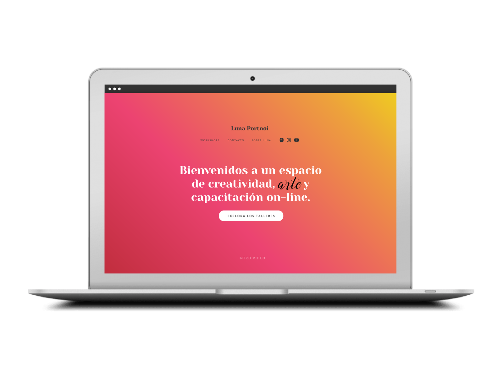 Landing Luna Color 01 by gabo on Dribbble