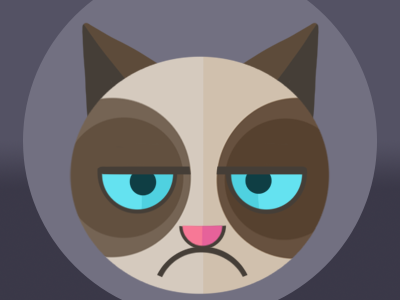 Grumpy Badge by Shelley M on Dribbble