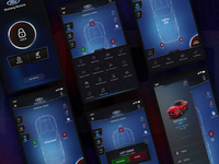 Car Control App Dashboard by Ahmed Hassan | Dribbble | Dribbble
